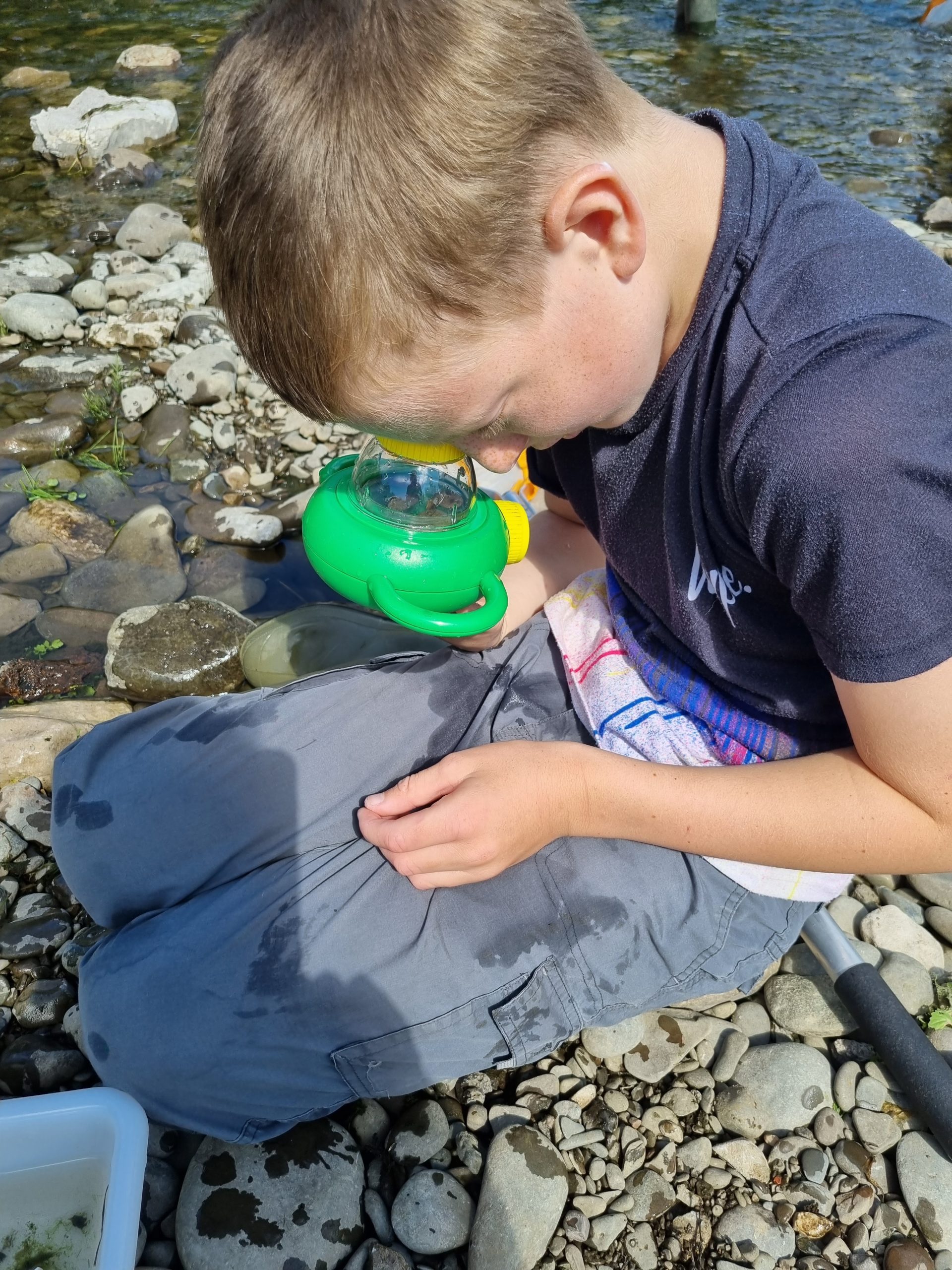 Family River Dipping at Spark Bridge - SCRT
